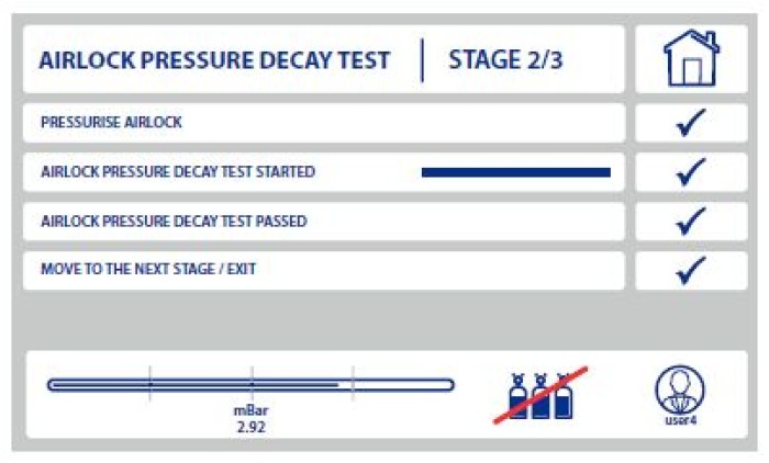 Pressure Decay Testing (Airlock)